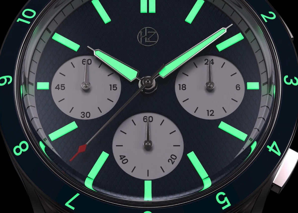 HZ.02 Chronograph - Blue - Hz Watches